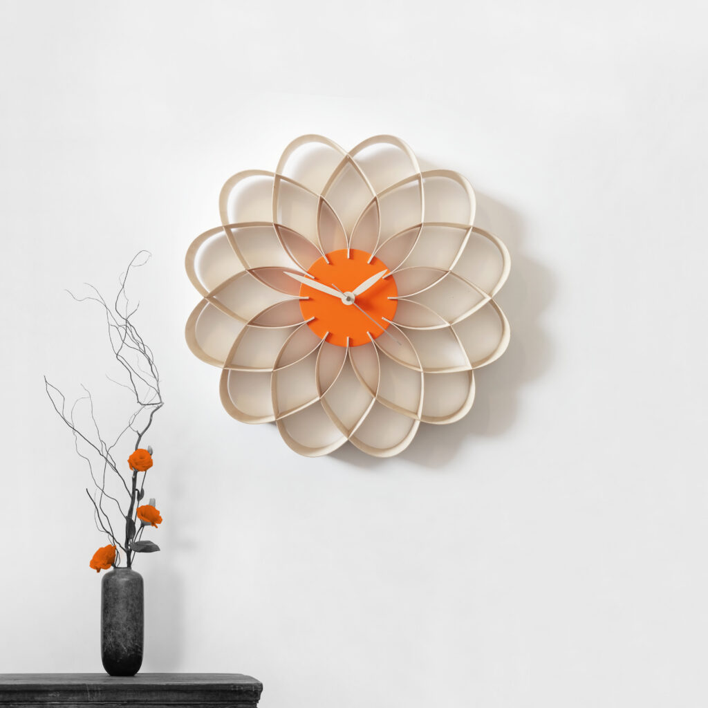 ‘Flower’ Clock – The Works